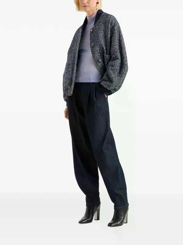 GENNY High-neck Long-sleeve Top