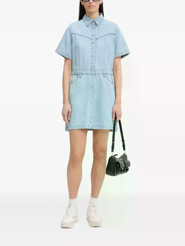 LEVI'S Western-yoke Button-down Mini Dress