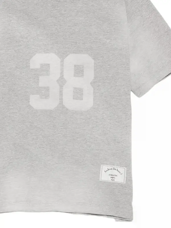 JUUN.J Number-print Logo-patch T-shirt