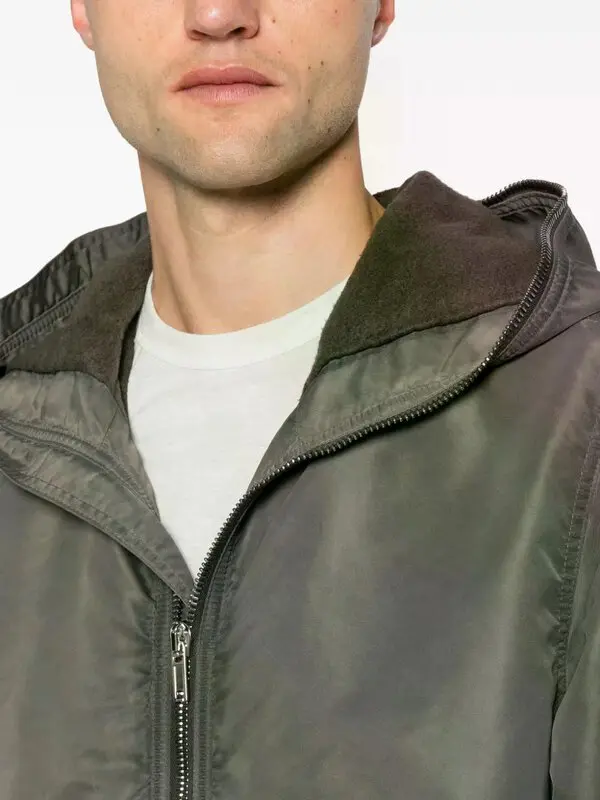 Rick Owens Hooded Zip-up Jacket