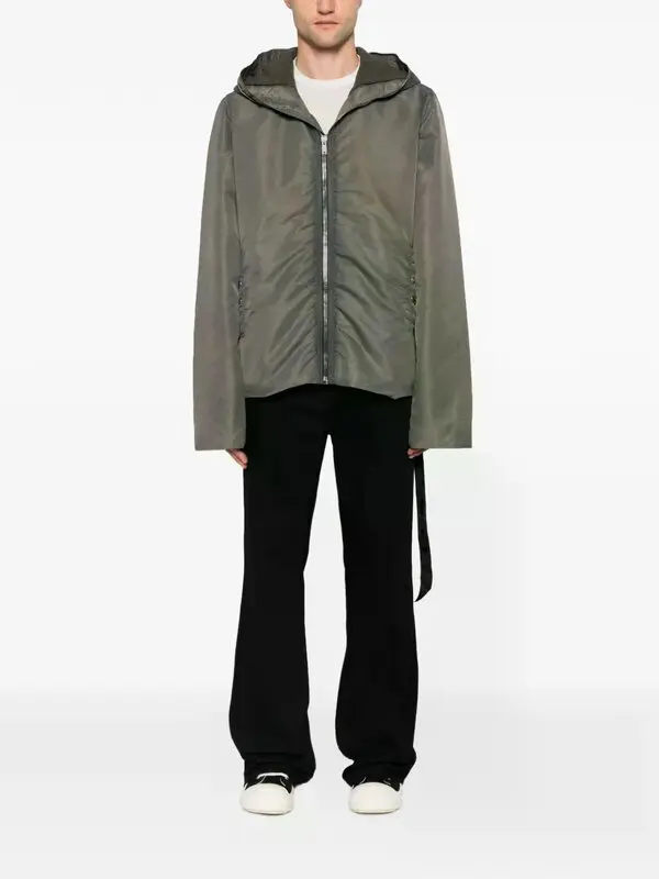 Rick Owens Hooded Zip-up Jacket
