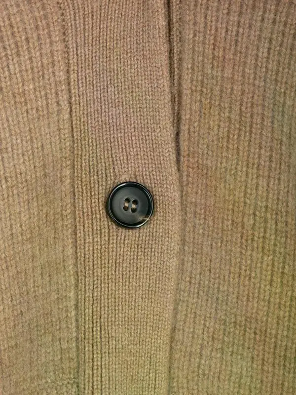 Le Kasha Derios Ribbed-knit V-neck Cardigan