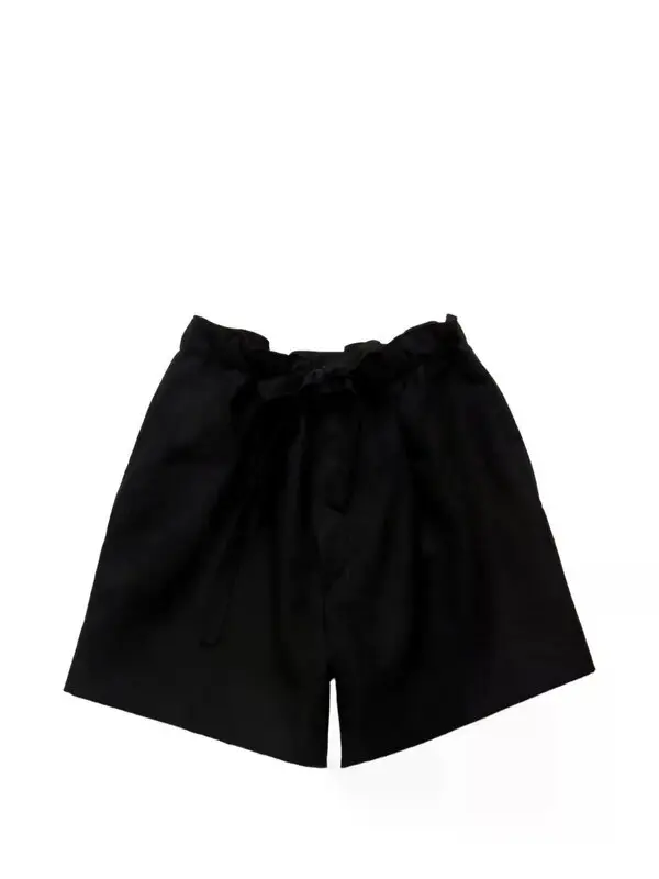 STOFFA Drawstring Pleated Shorts
