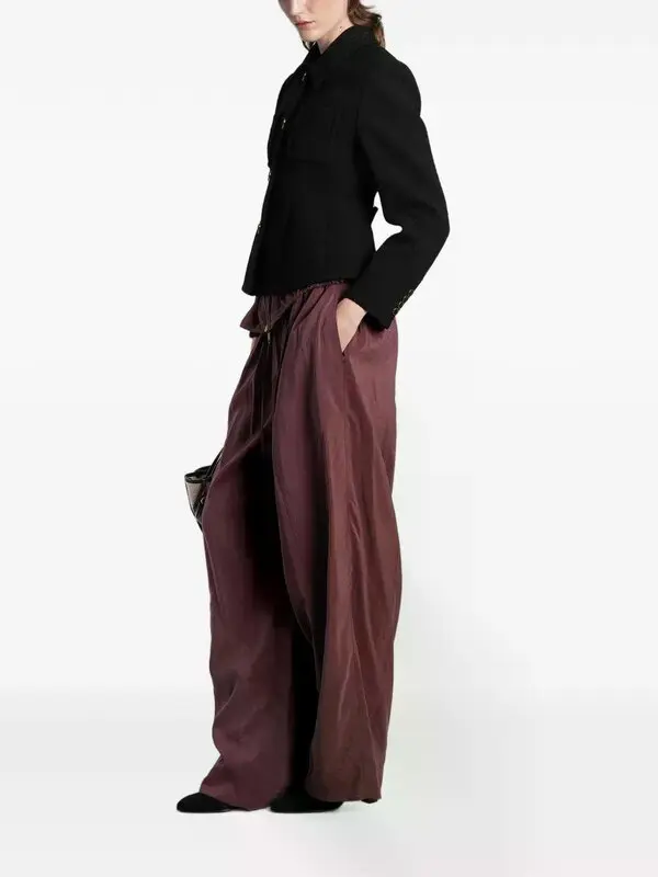 Chloé Paperbag-waist Palazzo Pants