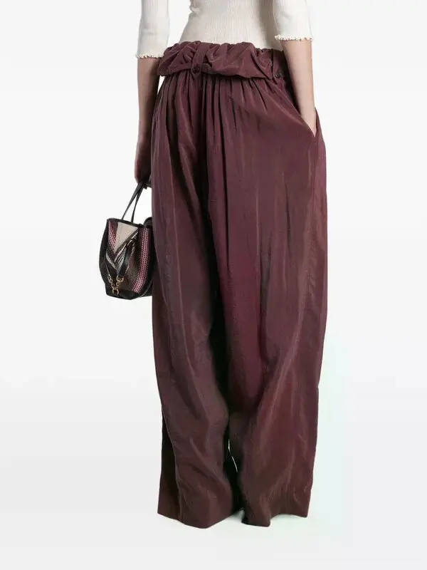 Chloé Paperbag-waist Palazzo Pants