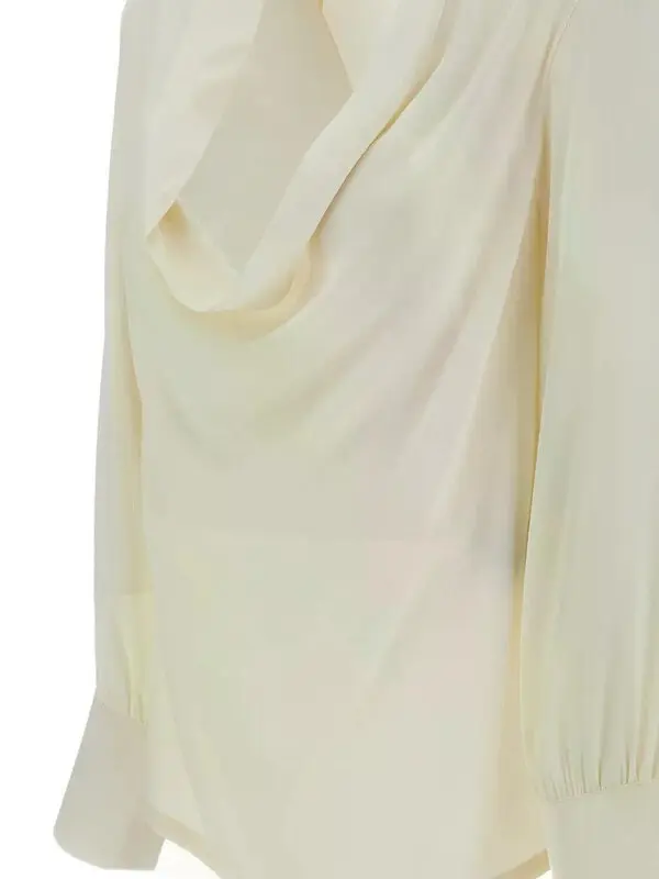 Federica Tosi Cowl-neck Long-sleeve Blouse