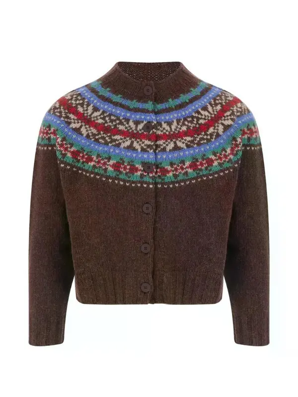 Howlin' Fair Isle Virgin Wool Cardigan
