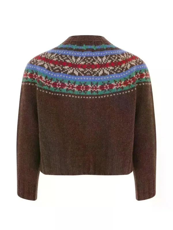 Howlin' Fair Isle Virgin Wool Cardigan
