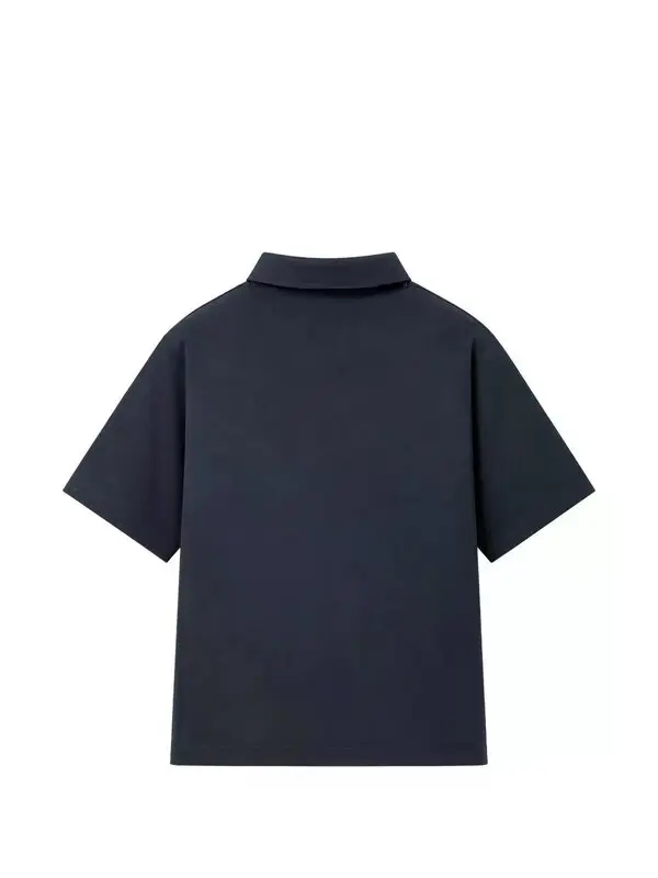 TOMBOLINI Zip-fastening Short-sleeve Polo Shirt - Blue