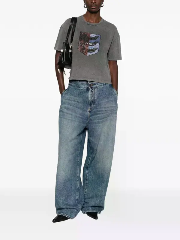 ELITE Rhinestone-embellished T-shirt
