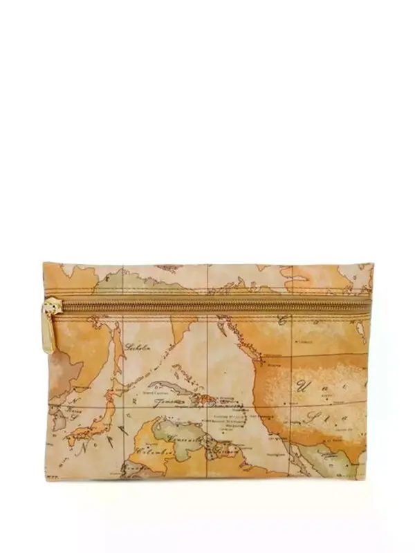 ALVIERO MARTINI 1° CLASSE Map-print Make Up Bag