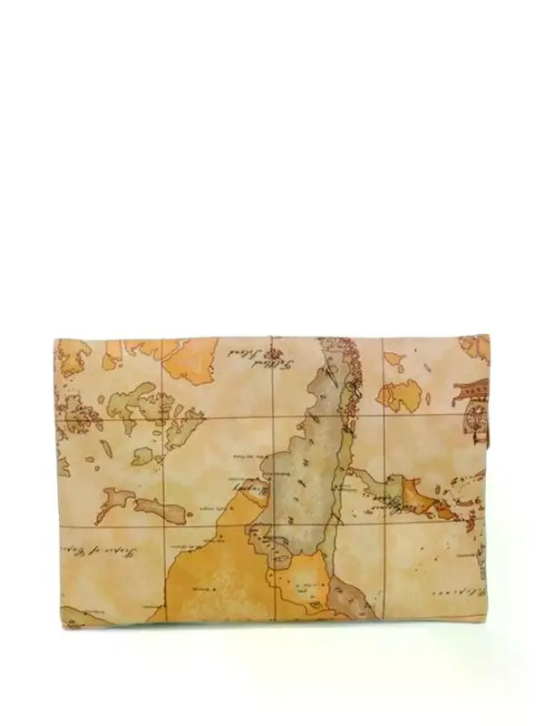 ALVIERO MARTINI 1° CLASSE Map-print Make Up Bag