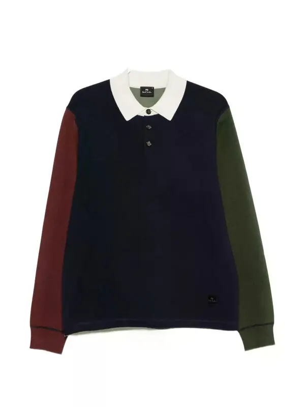 Paul Smith Colour-block Long-sleeve Sweater - Blue