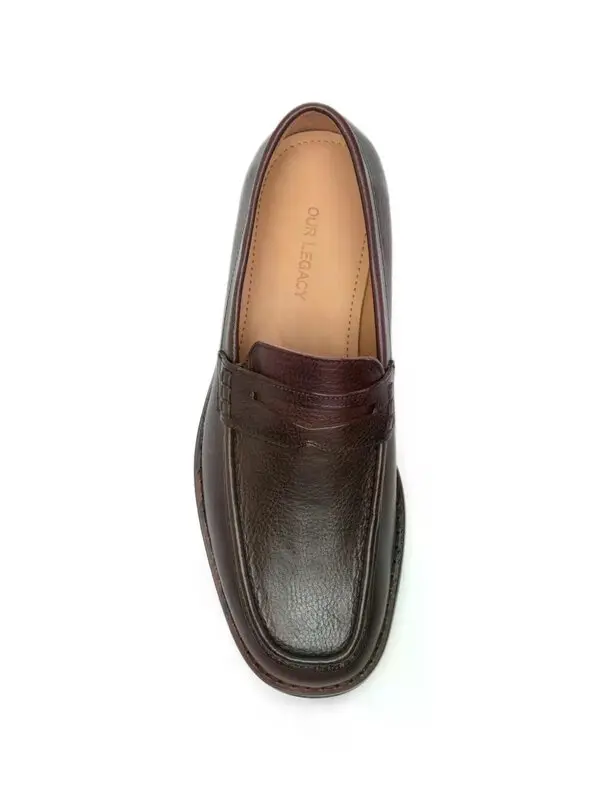 Our Legacy Light Leather Loafers