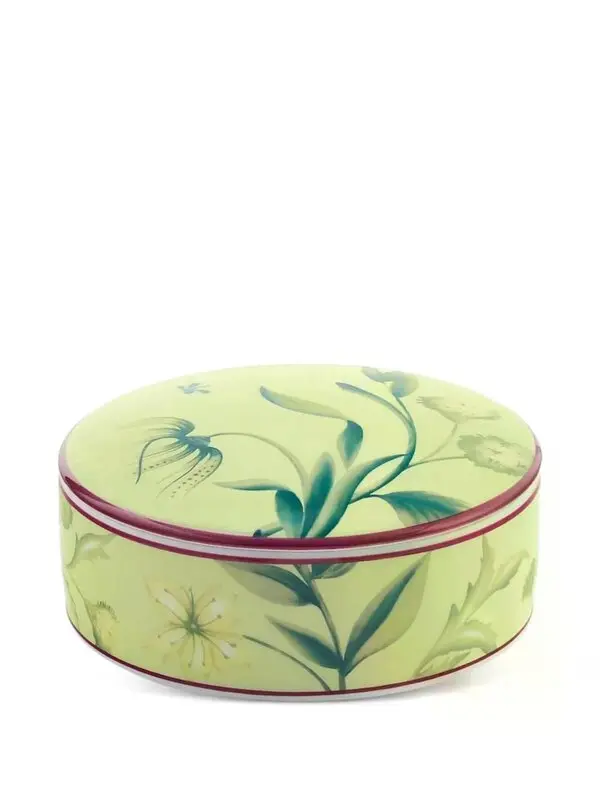GINORI 1735 Florenza Floral-print Trinket Box - Green