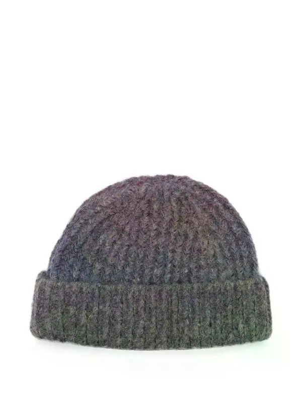 LES DEUX Ribbed-knit Beanie Hat