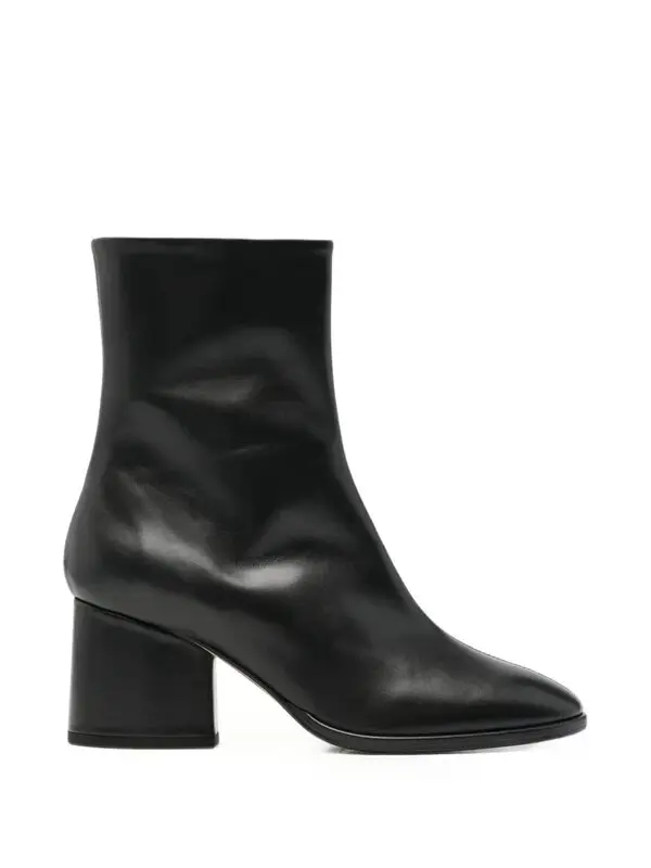 AeydĒ Ayla Block-heel Leather Ankle Boots