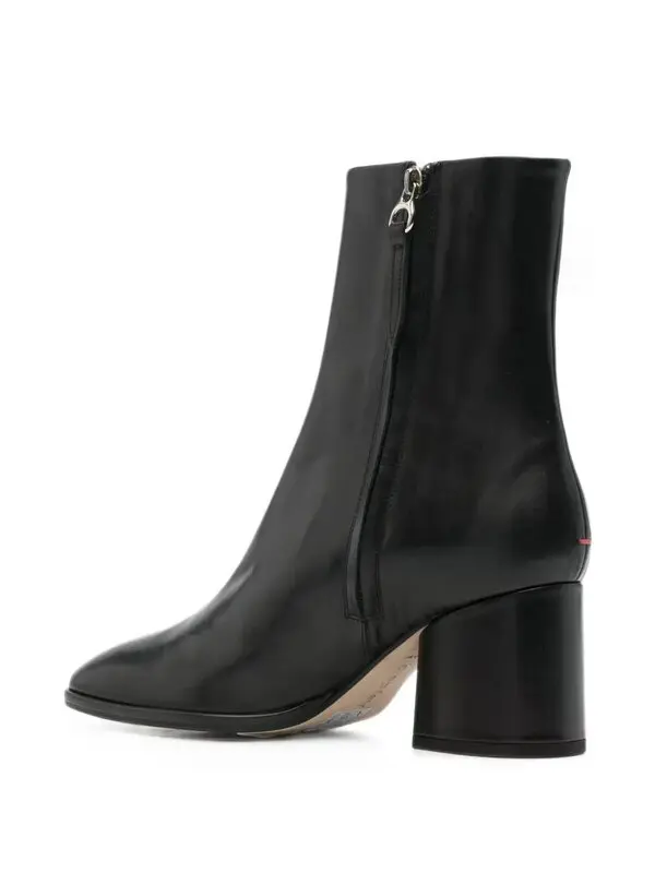 AeydĒ Ayla Block-heel Leather Ankle Boots
