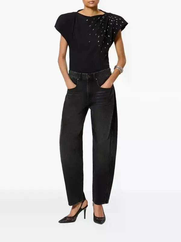 Isabel Marant Étoile Sebani Hotfix-embellished Top