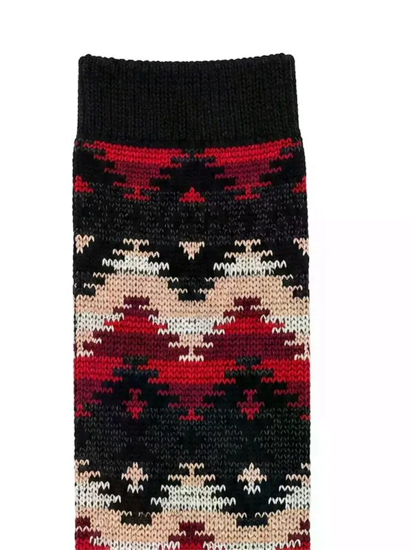 Anonymous Ism Wigwam Jq Crew Geometric-pattern Socks