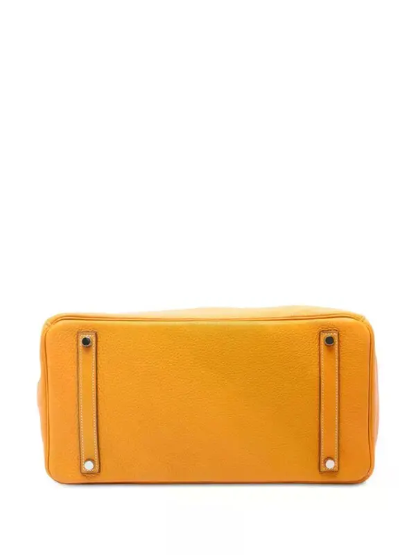 Hermès 2012 Epsom Candy Birkin Retourne 35 Handbag - Yellow