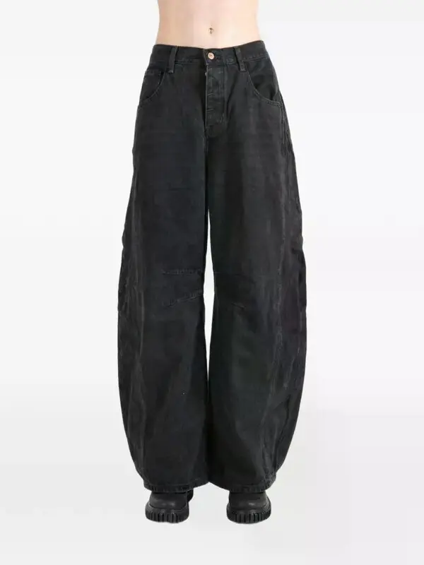 Free People Soundwave Tapered Jeans - Black