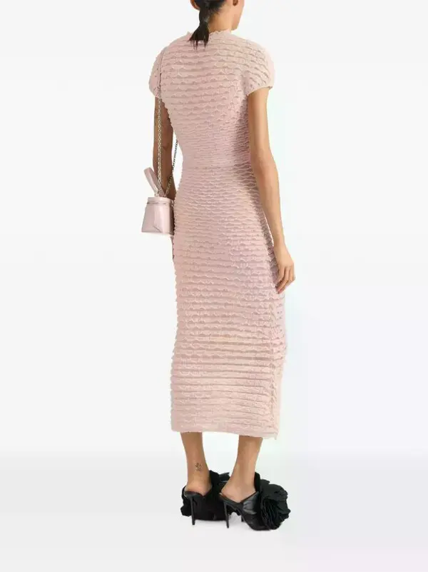 Givenchy Long Skirt With Nylon Frills - Pink