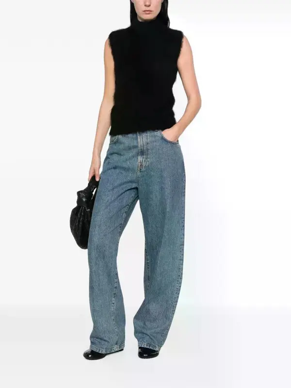 AROVESCIO Brushed-finish Sleeveless Sweater