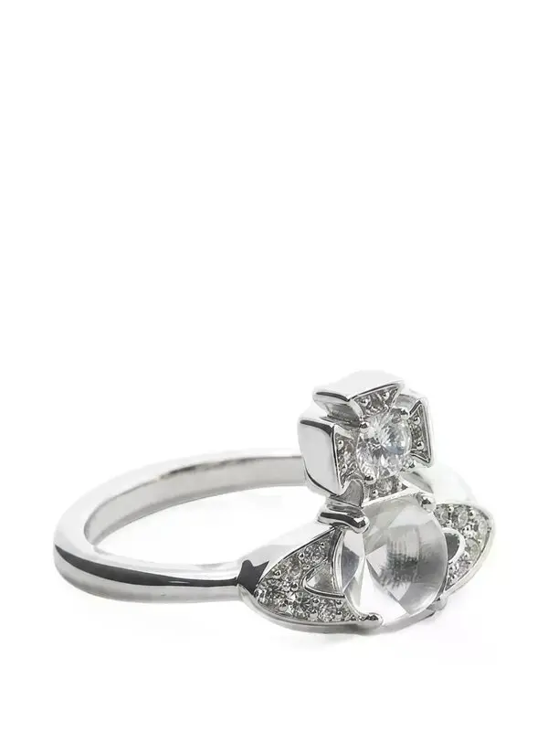 VIVIENNE WESTWOOD Ondina Crystal-embellished Ring