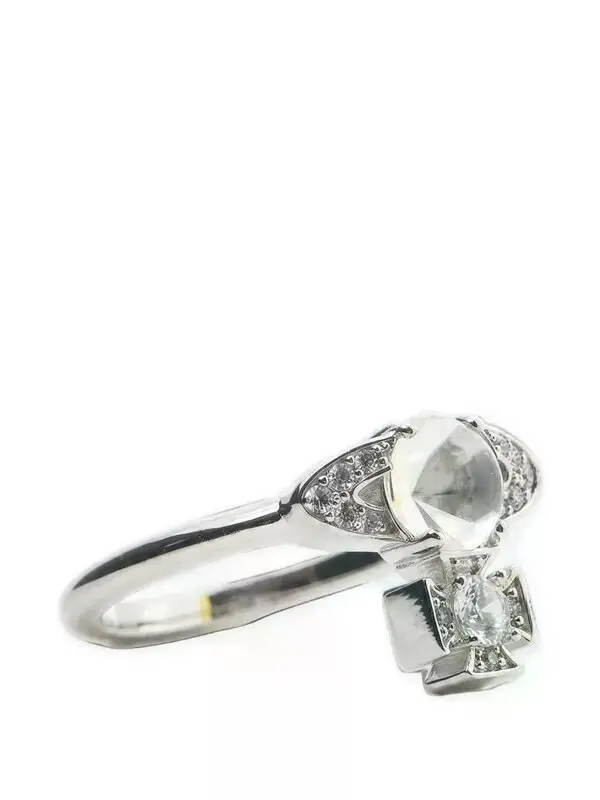VIVIENNE WESTWOOD Ondina Crystal-embellished Ring