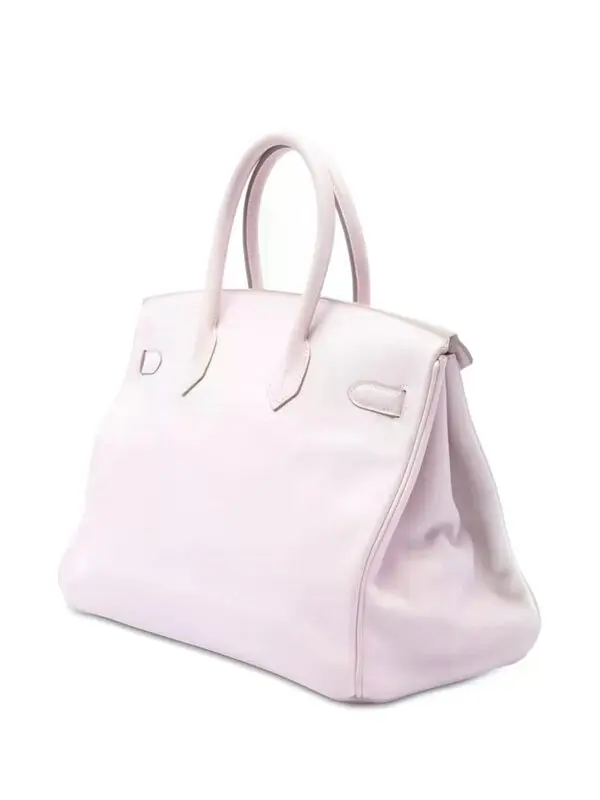 Hermès 2008 Swift Birkin Retourne 35 Handbag - Pink