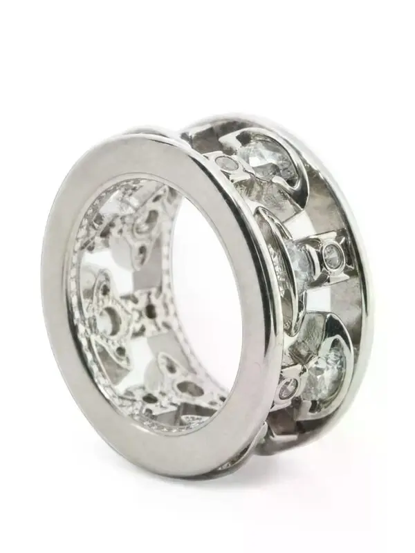 VIVIENNE WESTWOOD Orb-detail Crystal-embellished Ring