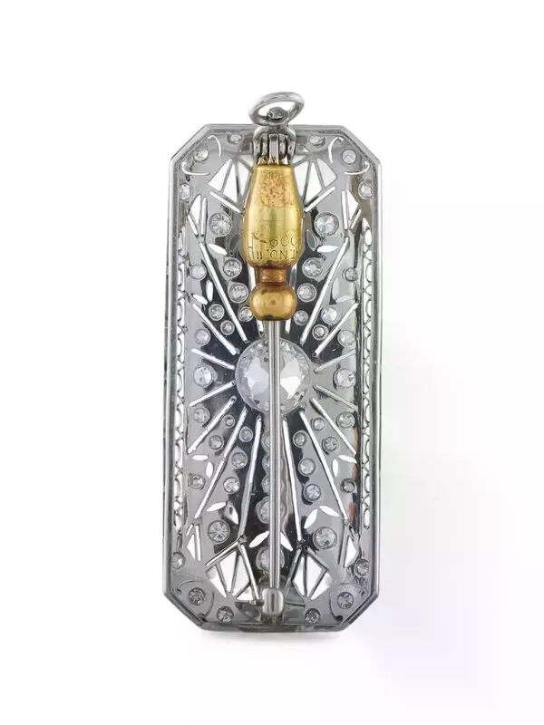 LB EXCLUSIVE Art Deco Diamond Brooch