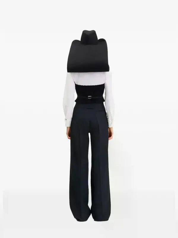 JEAN PAUL GAULTIER Hat-detail Tailored Gilet