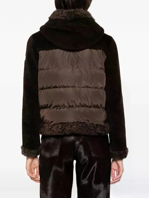 Moncler Shearling-trim Hooded Jacket