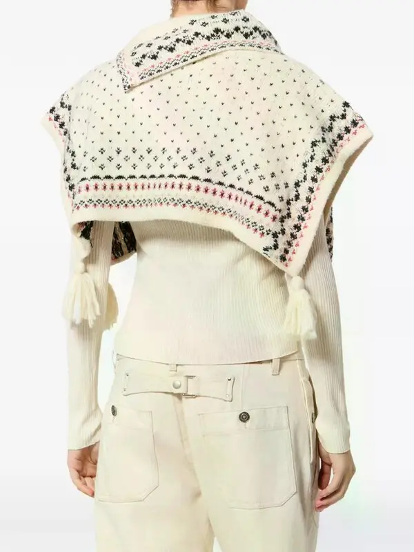 MARANT ETOILE Alfina Jacquard Poncho