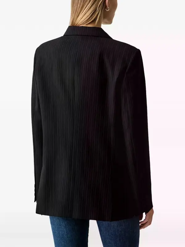 VICOLO Pinstripe Double-breasted Blazer