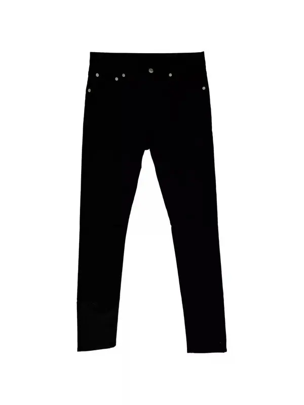 Alexander McQueen Logo-embroidered Slim-fit Jeans