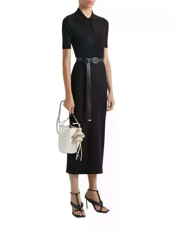 Givenchy Nano Snap Bucket Bag In Grained Leather