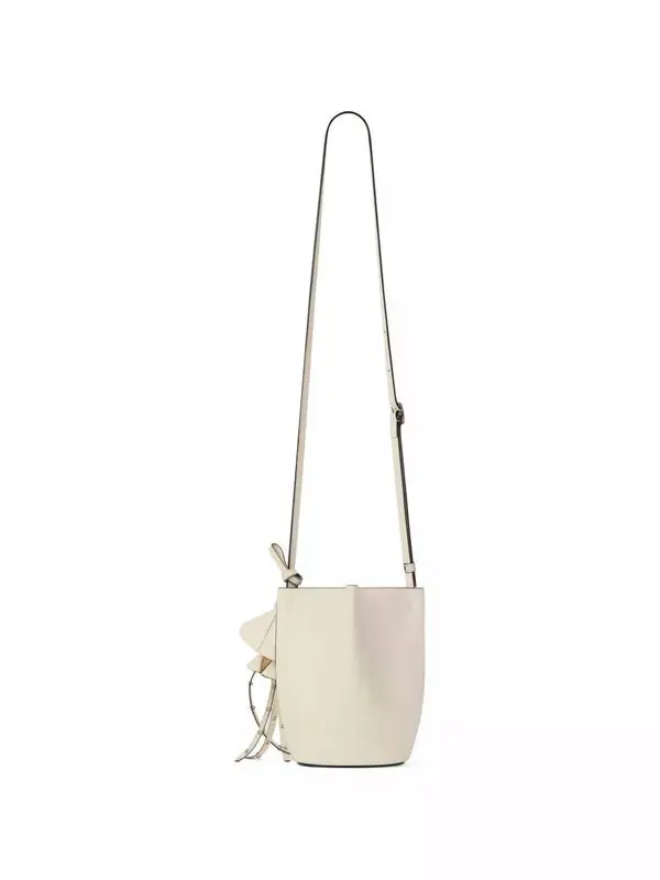 Givenchy Nano Snap Bucket Bag In Grained Leather