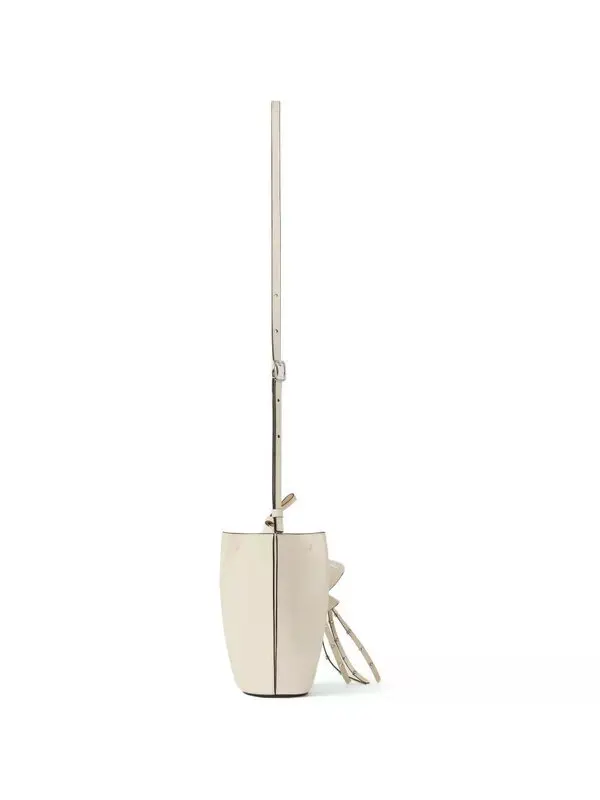 Givenchy Nano Snap Bucket Bag In Grained Leather