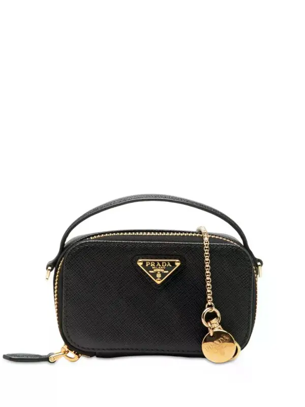 Prada 2013-2026 Mini Saffiano Pouch Satchel