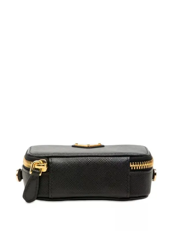 Prada 2013-2026 Mini Saffiano Pouch Satchel