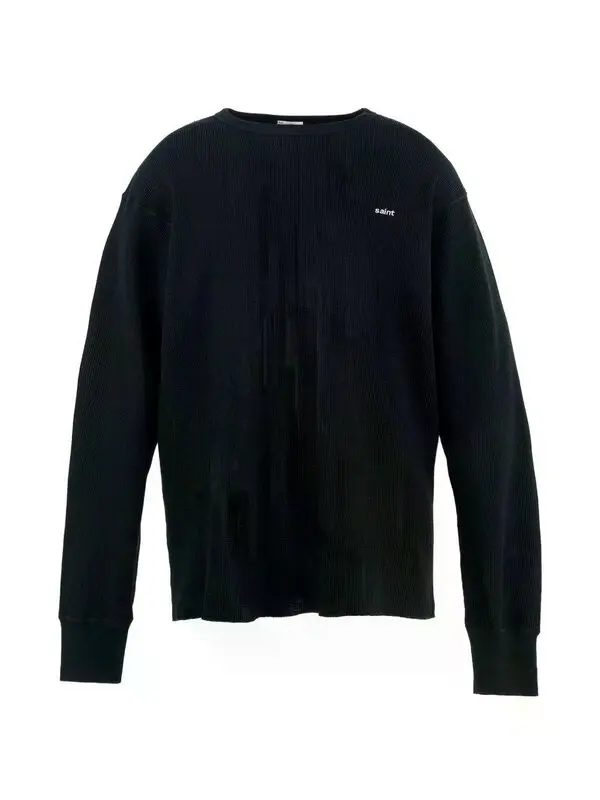 SAINT MXXXXXX Logo-print Thermal Sweater