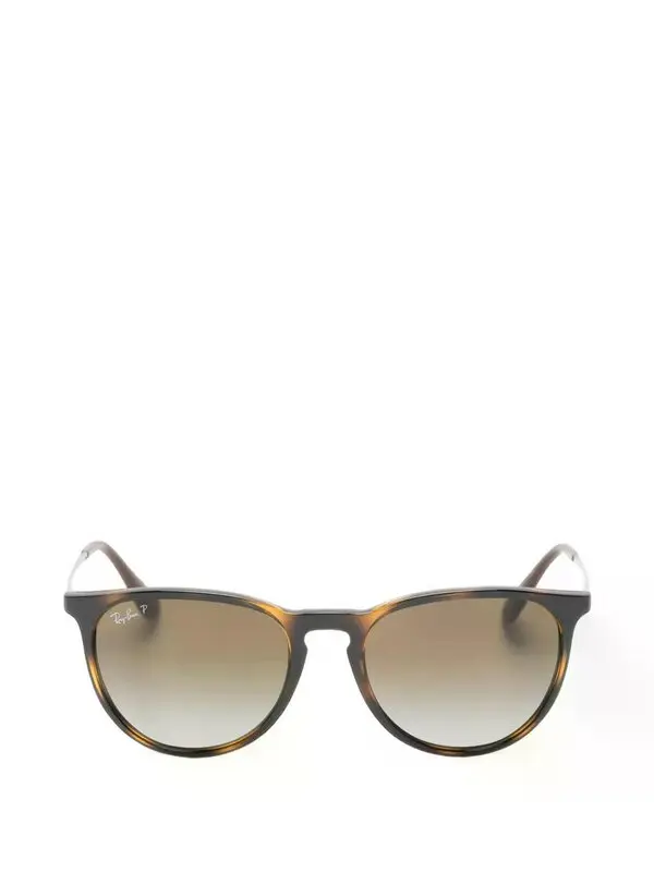 Ray-ban Erika Round-frame Sunglasses - Brown