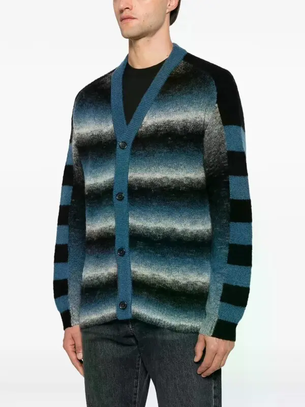 Paul Smith Striped Button-up Cardigan