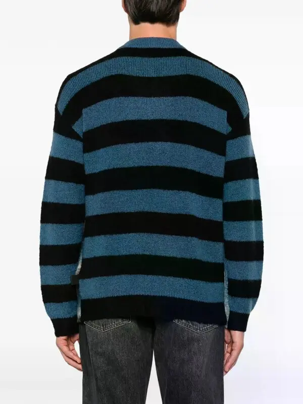 Paul Smith Striped Button-up Cardigan