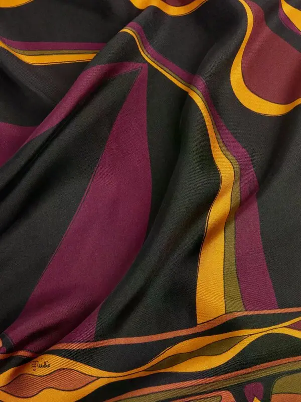 Emilio Pucci Mixed Print Silk Stole