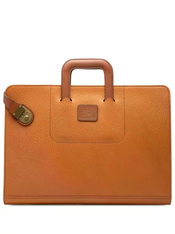 Burberry 20th Century Leather Business Bag