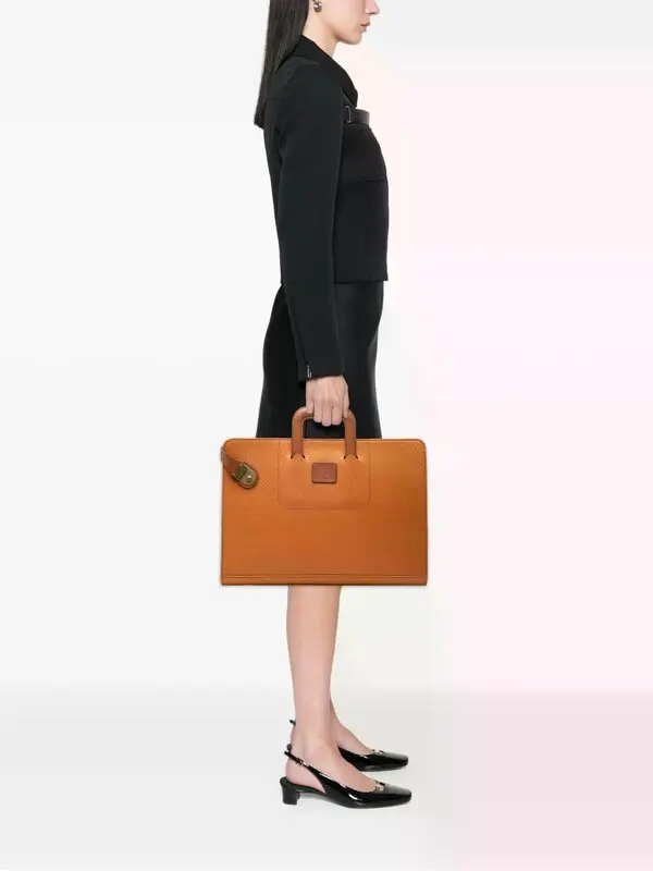 Burberry 20th Century Leather Business Bag